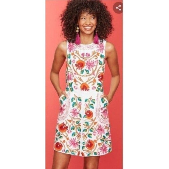 Roberta Roller Rabbit | Dresses | Kuzu Embroidery Kiki Dress Roller ...